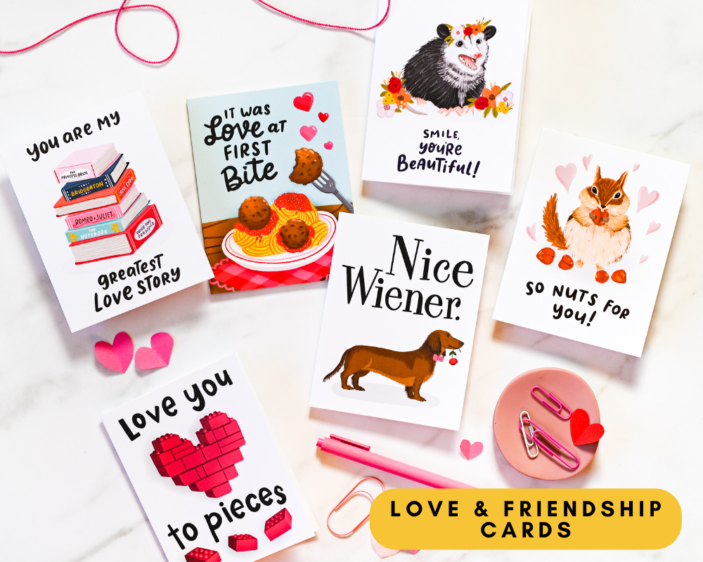 Love & Friendship Greeting Cards | Colorful | Grey Street Paper