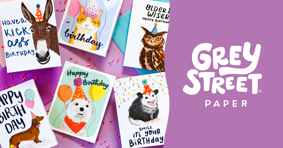 Grey Street Paper | Colorful Greeting Cards & Gifts
